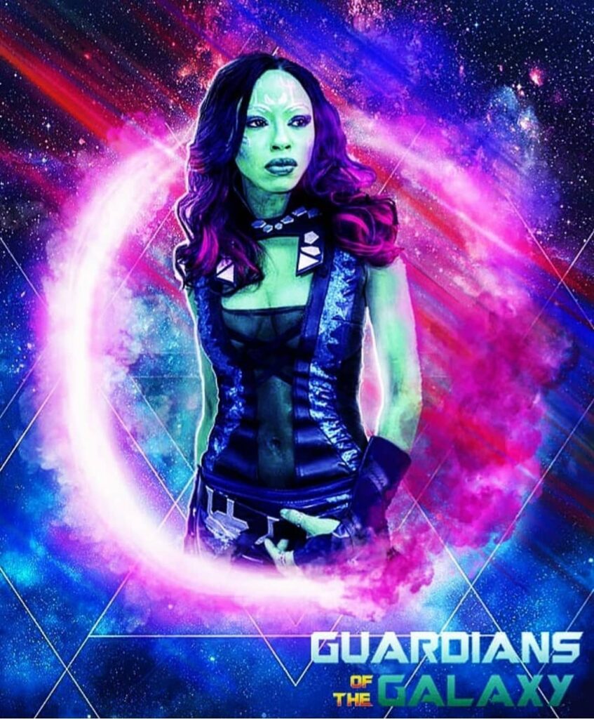 GAMORA Cosplay Lighting Up the Galaxies By Pink Mason Costume Shop ...